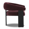 Ivy Bronx Sharifah Chenille Lounge Chair in Mello Plum | Wayfair